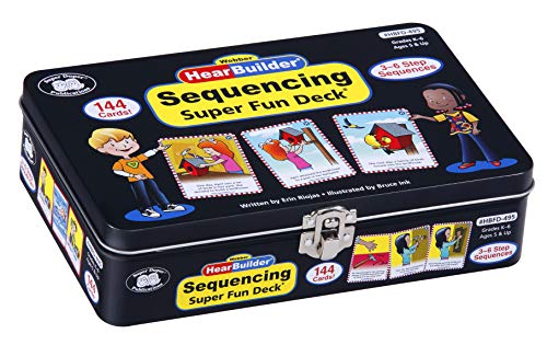 Super Duper Publications HearBuilder Sequencing Flash Card Fun Deck ...