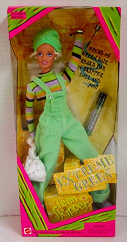 Barbie Extreme Green Teen SKIPPER Doll (1997)