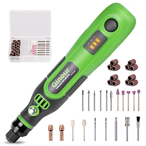 Ginour Cordless Rotary Tool, Ginour 3.7V, 3 Speed Adjustment with 32 ...