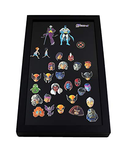 Vault Displays Large Pin Display Case Shadow Box Frame - Black New ...