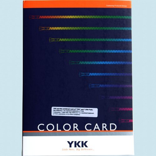 YKK Color Card Master Global Color Card Over 502 Colors Available