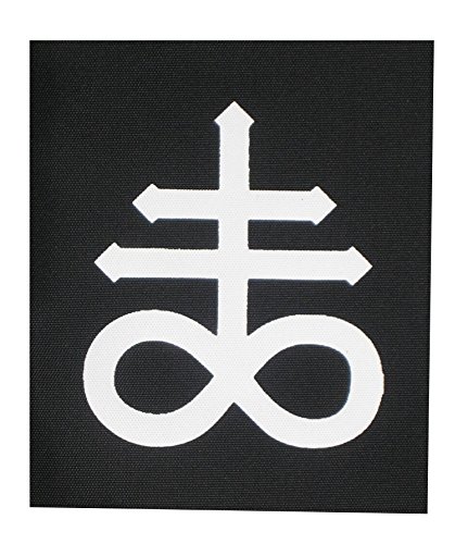 Chat Noir Leviathan Cross Patch - Demonic Baphomet Pentagram Devil ...