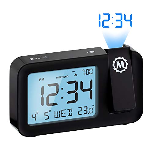digital clock display on ceiling