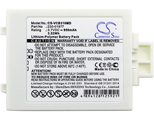 Cameron Sino 4330207612 Vocera 230-01977 Battery - Replacement for ...