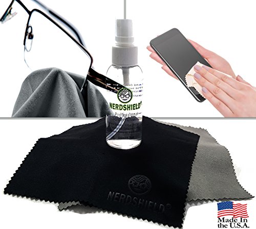 NerdShield Leader Liquid Lens Cleaner for Eyeglass and Cell Phone Kit 1 ...