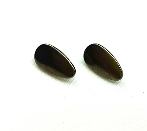 Titanium Nose Pads 12mm Teardrop Screw-in or Push-in by Lobo (Screw-in ...
