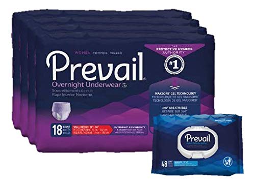 Prevail Med Prevail Protective Overnight Disposable Incontinence ...