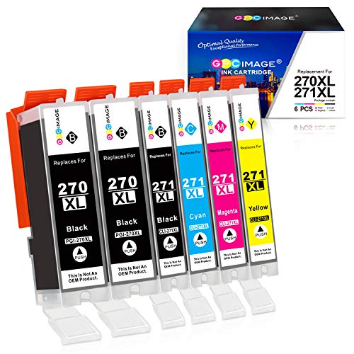 GPC Image Compatible Ink Cartridge Replacement for Canon 270XL 271XL to ...