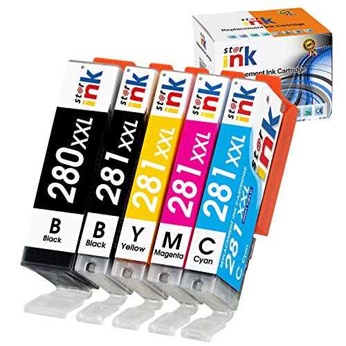 Starink Compatible Ink Cartridge Replacement for Canon 280 281 XXL PGI ...