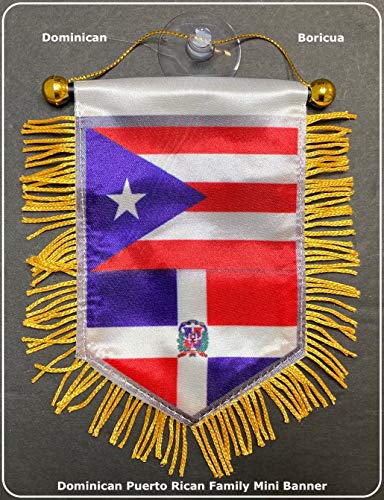 PRK 14 Puerto Rico Flags & Dominican Republic Flags car Flag Home ...