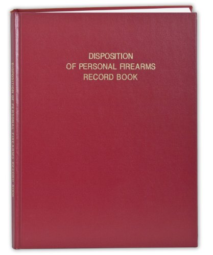 BookFactory ATF Disposition of Personal Firearms Record Book - 120 ...