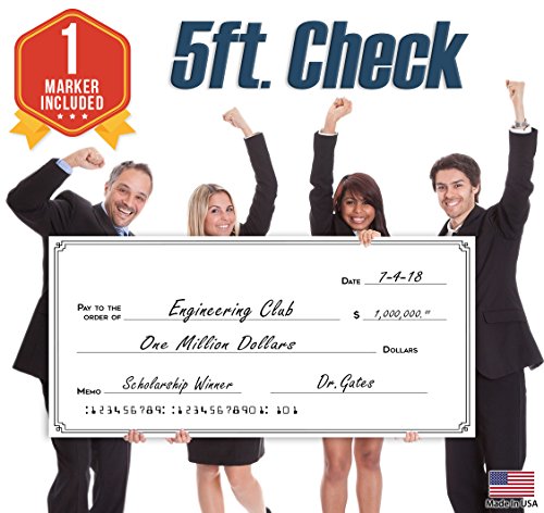 Pixelverse Design Giant Fake Award Presentation Check - 30" x 60 ...