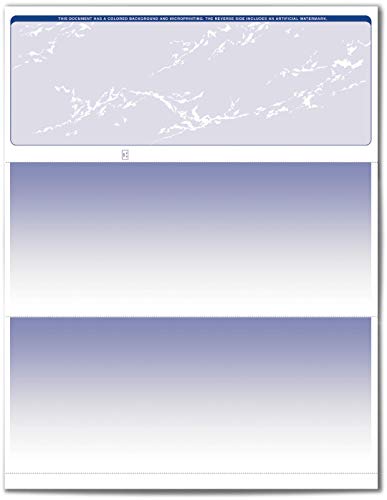 VersaCheck Air VersaCheck ValueChex Blank Check Paper - Form #1000 ...