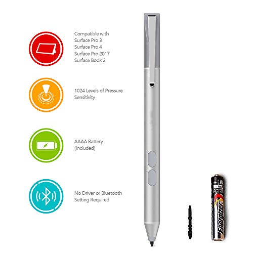 Tesha ï»¿Digital Pen Active Stylus Compatible with Surface Pro 7, Pro 6 ...