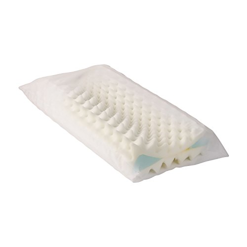 DMI Egg-Crate Foam Orthopedic Neck Support Pillow with Cover, Firm Foam ...