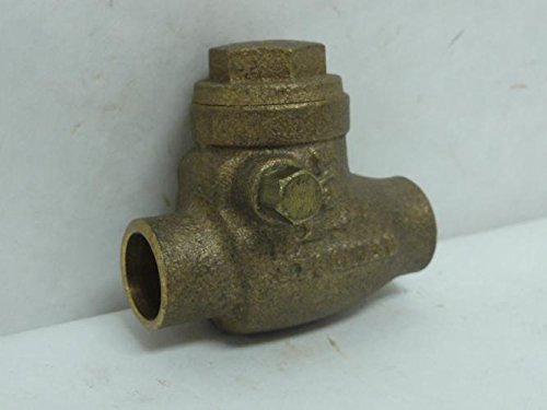 Stockham 1JML6 Swing Check Valve, Bronze, Solder, 1/2"