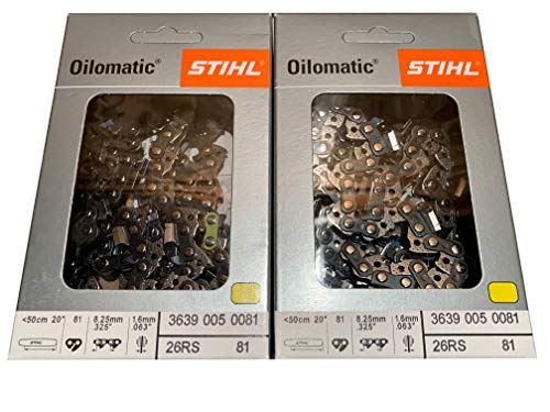 Stihl 26RS 81 Drive Links .325 Pitch .063 Gauge (2 Pack) Rapid Super ...