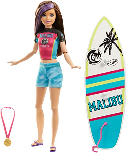 Barbie â€‹Barbie Dreamhouse Adventures Skipper Surf Doll, Approx. 11 ...
