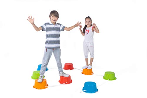 Special Supplies Balance Buckets Stepping Stones for Kids, 8 Pc. Set ...