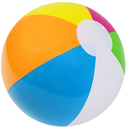 Kangaroo 12 Inflatable Neon, Rainbow Beach Ball, 12-Pack; Pool Toys ...