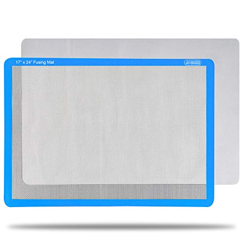 JJ CARE [Premium] Applique Pressing Sheet, Transparent Fusing Mat for ...