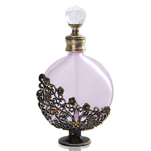Yu Feng 30ml Antique Victoria Curved Crystal Perfume Bottle Fancy Retro ...
