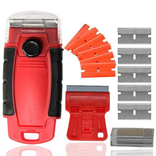 WEKOIL Plastic Razor Blade Scraper Hand Held Window Vinyl Tint Scraper ...