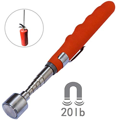 HARDK Telescoping Magnetic Pick Up Tool Extendable 31" 20 lb Telescopic ...