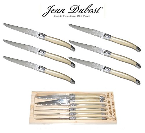 Laguiole by Jean Dubost, France Laguiole Jean Dubost - 6 Steak Knives ...