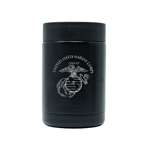 Military Gift Shop USMC Bottle Cooler - Insulated Stainless Steel ...