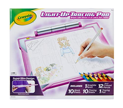 Crayola Light Up Tracing Pad Pink, AMZ Exclusive, At Home Kids Toys ...