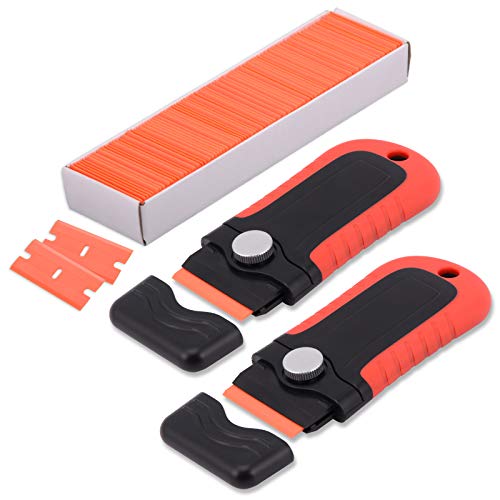 Gomake GOMAKE 1.5" Locking Razor Blade Scraper with Safety Cap - 2PCS ...