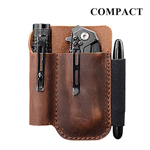 diodrio EDC Leather Pocket Pouch, Knife Organizer Pouch, Pocket Slip ...