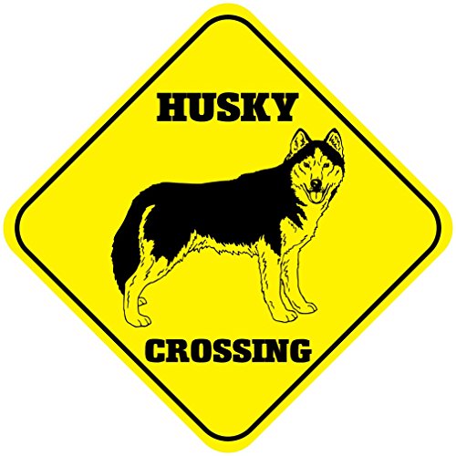 Sign Destination Aluminum Cross Sign Husky Crossing Metal Wall Decor ...