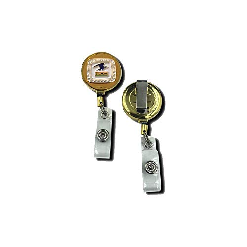LEO Challenge Coins US Postal Service Retractable ID reel metal ID card ...