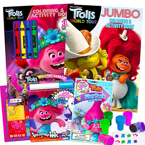 Trolls World Tour DreamWorks Trolls Coloring and Activity Set Ultimate ...
