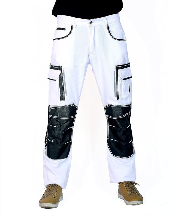 SkylineWears Mens Construction Pants Utility Work Heavy Duty Workwear ...