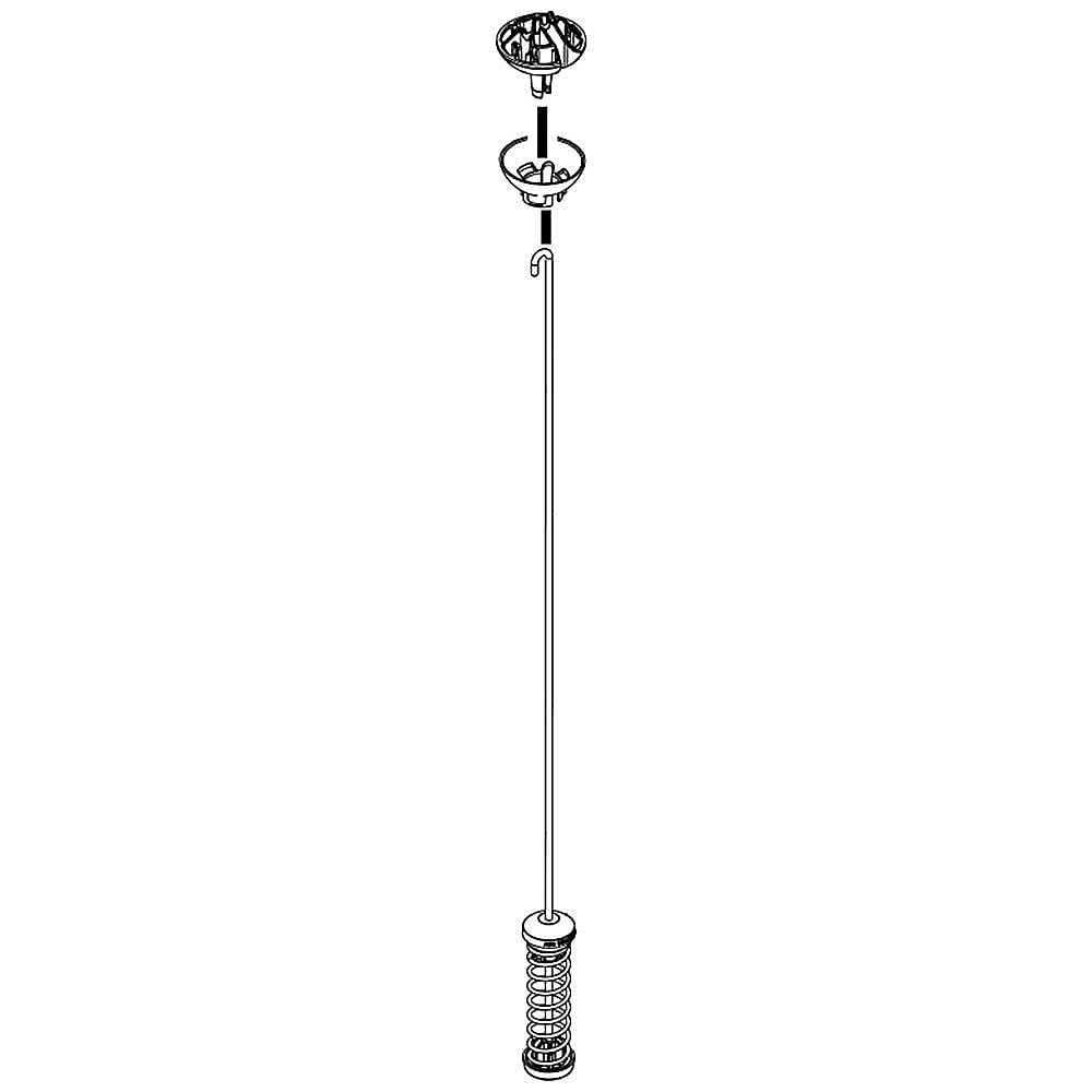 Whirlpool W11217817 Washer Suspension Rod (replaces W11159470 ...