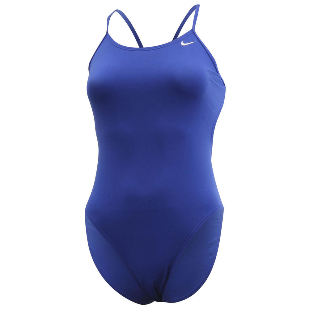 Nike Poly Core Solids Cut Out Tank Performance Swimwear