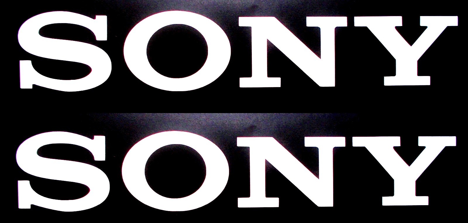 diamondcutgraphicsusa Sony Logo Decal, Sticker, 4 SIZES, LOT x2, WHITE ...