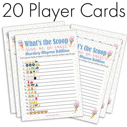 Distinctivs What s The Scoop Gender Reveal Party Emoji Game 20 Count distinctivs-what-s-the-scoop-gender-reveal-party-emoji-game-20-count