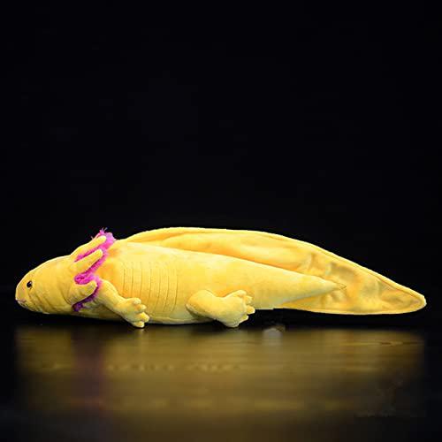 zhongxin made axolotl plush - yellow axolotl stuffed animal, realistic ...