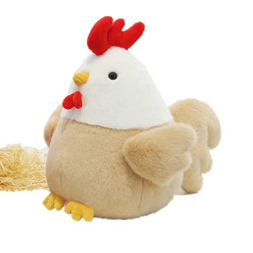TONgMAN chicken stuffed animal 10 inches cute stuffed chick toy stuffed ...