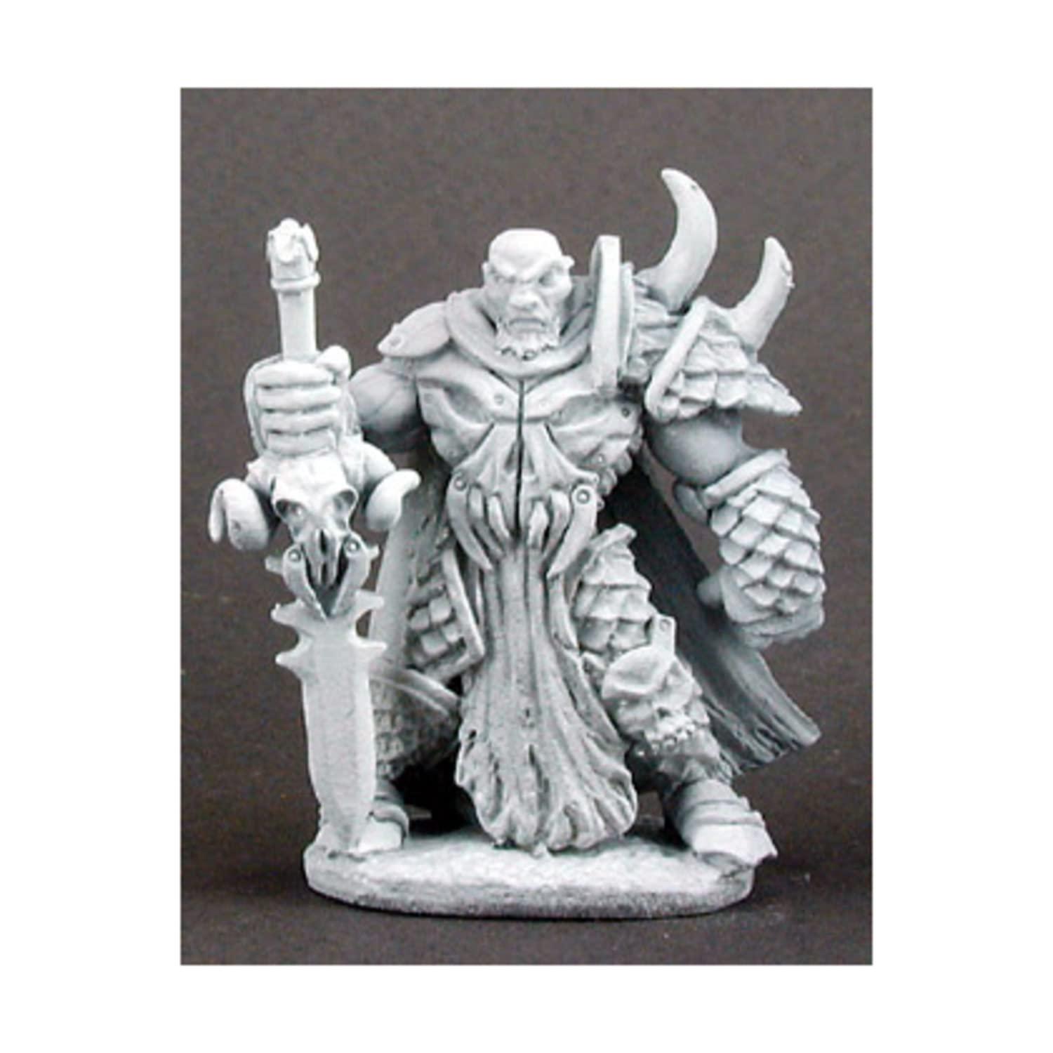 REAPER boris evil fighter miniature figure 25mm heroic scale dark ...