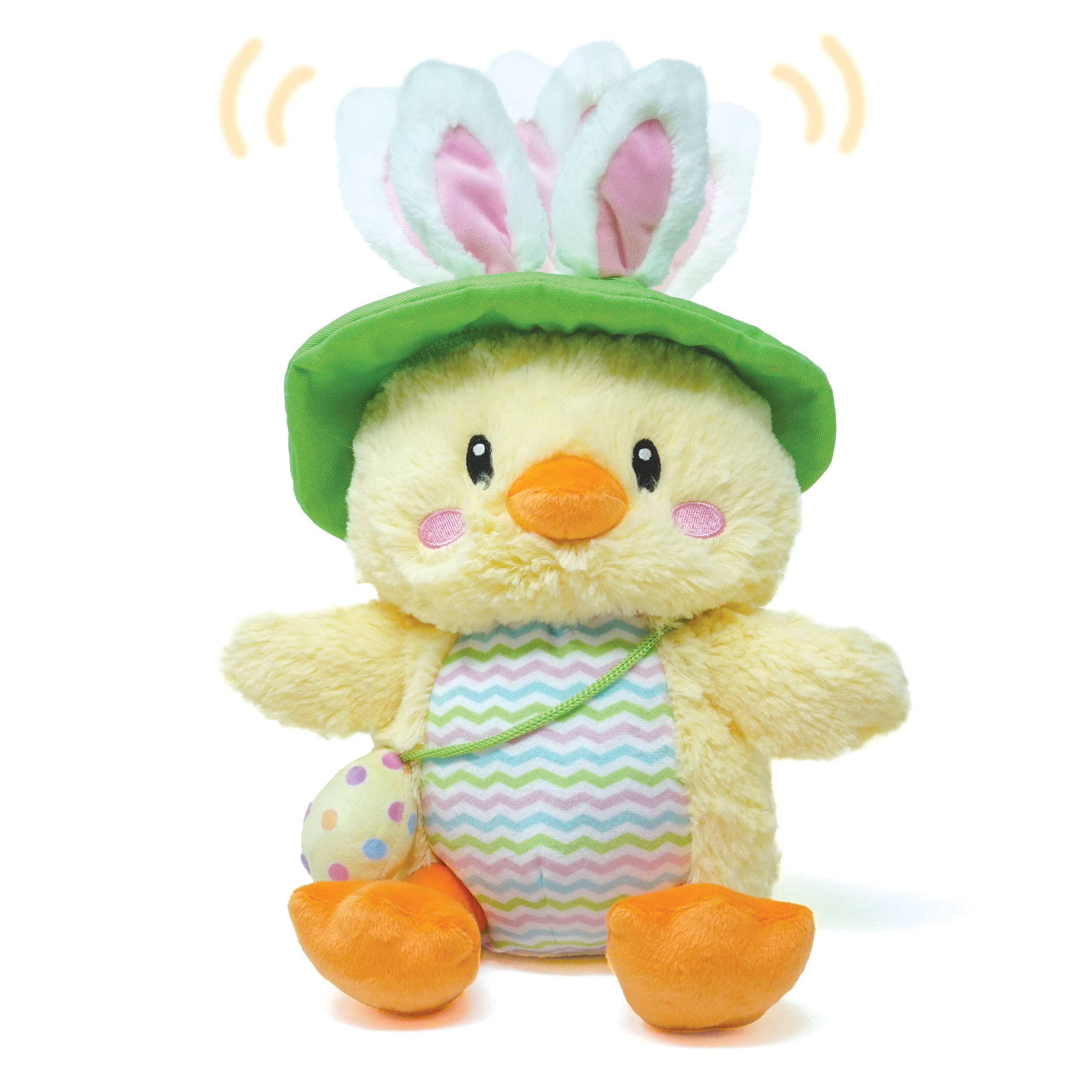cuddle barn - sunny wiggles | animated easter chick stuffed animal ...