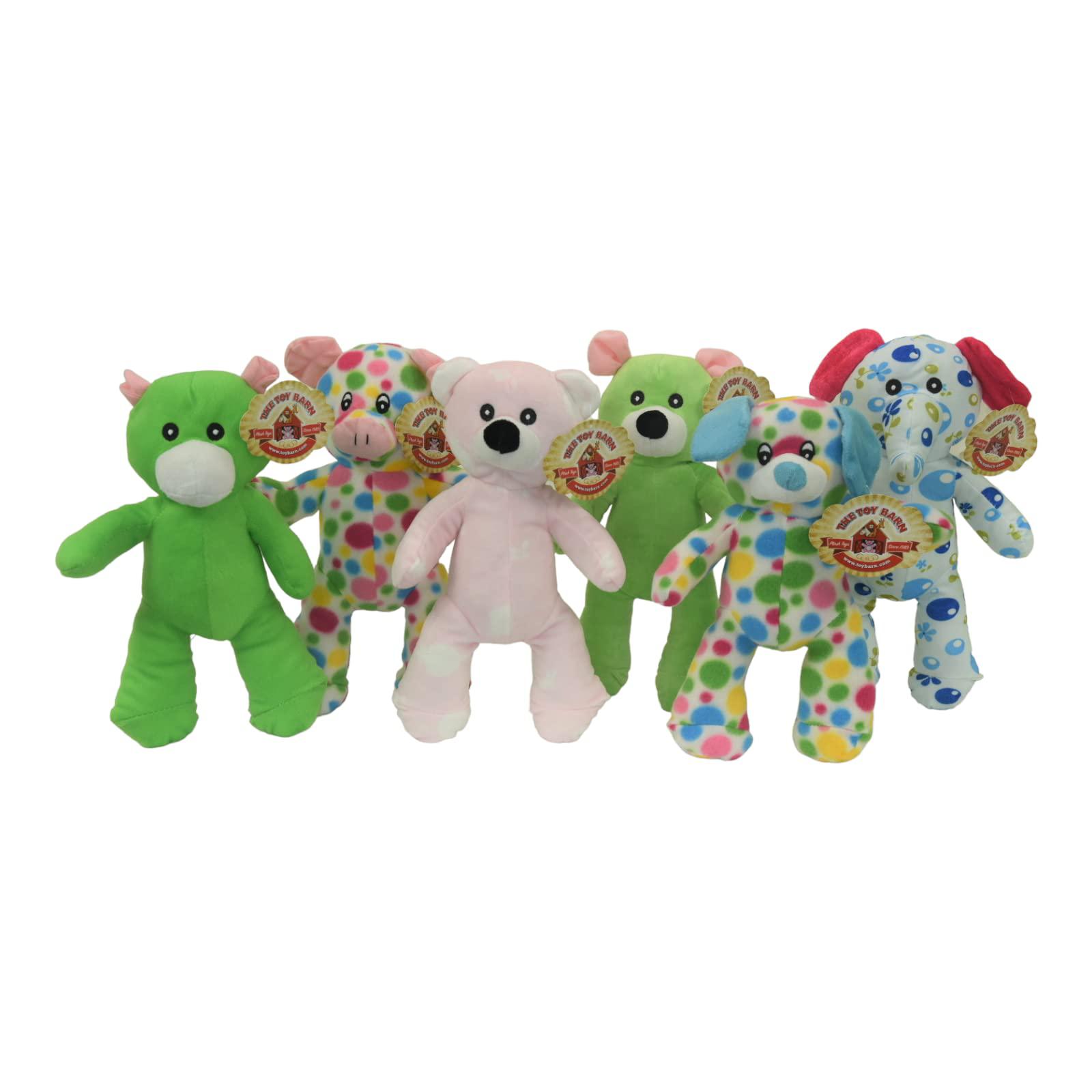 the toy barn stuffed animal plush toys 6-pack 12 inch by toy barn