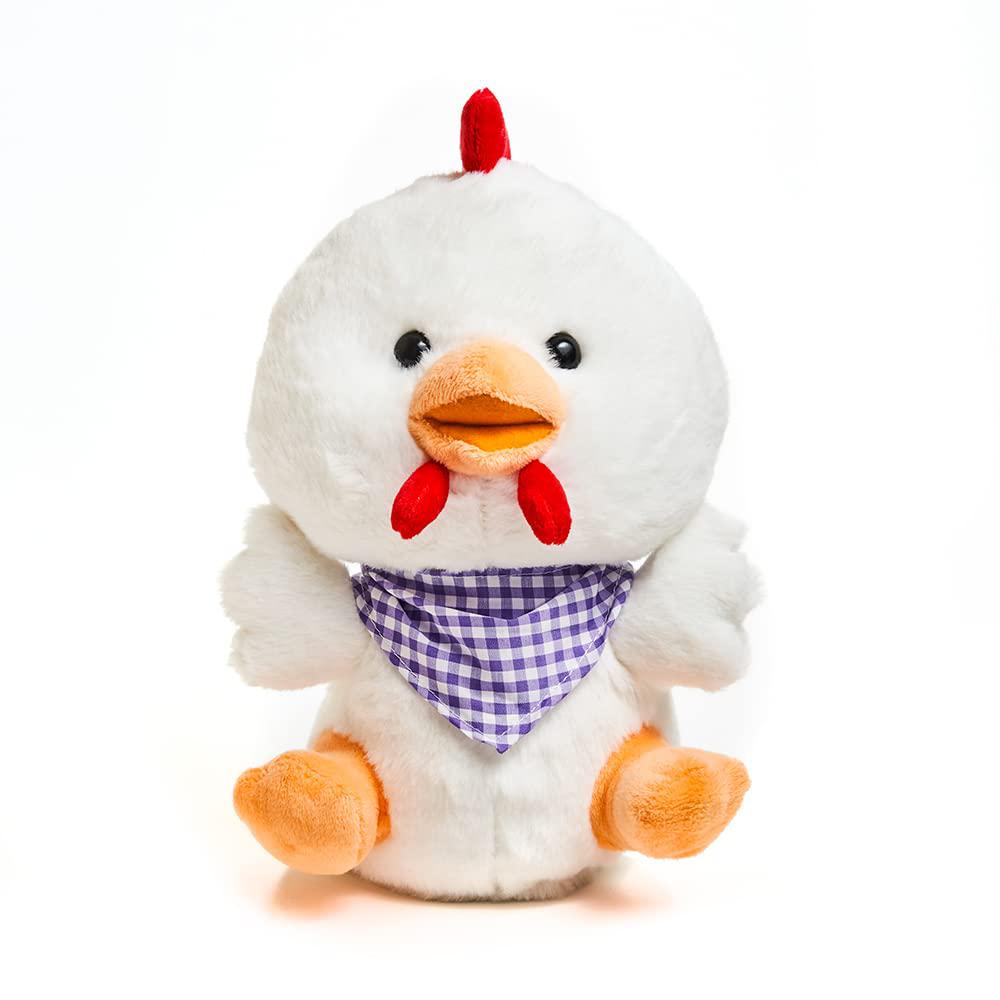 cuddle barn - sweet cheeks rooster| animated stuffed barnyard animal ...