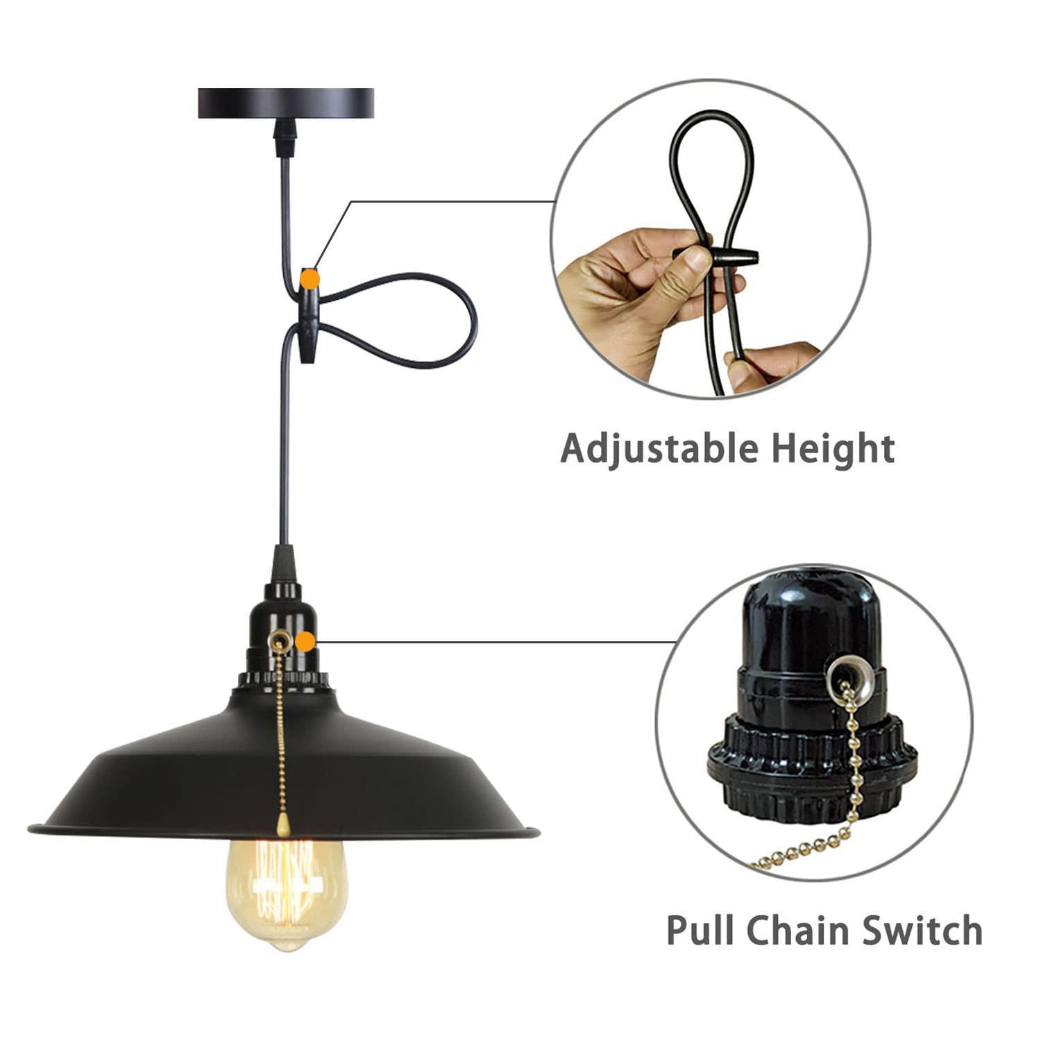 Ceiling Light Fixtures With Pull Chain | Shelly Lighting