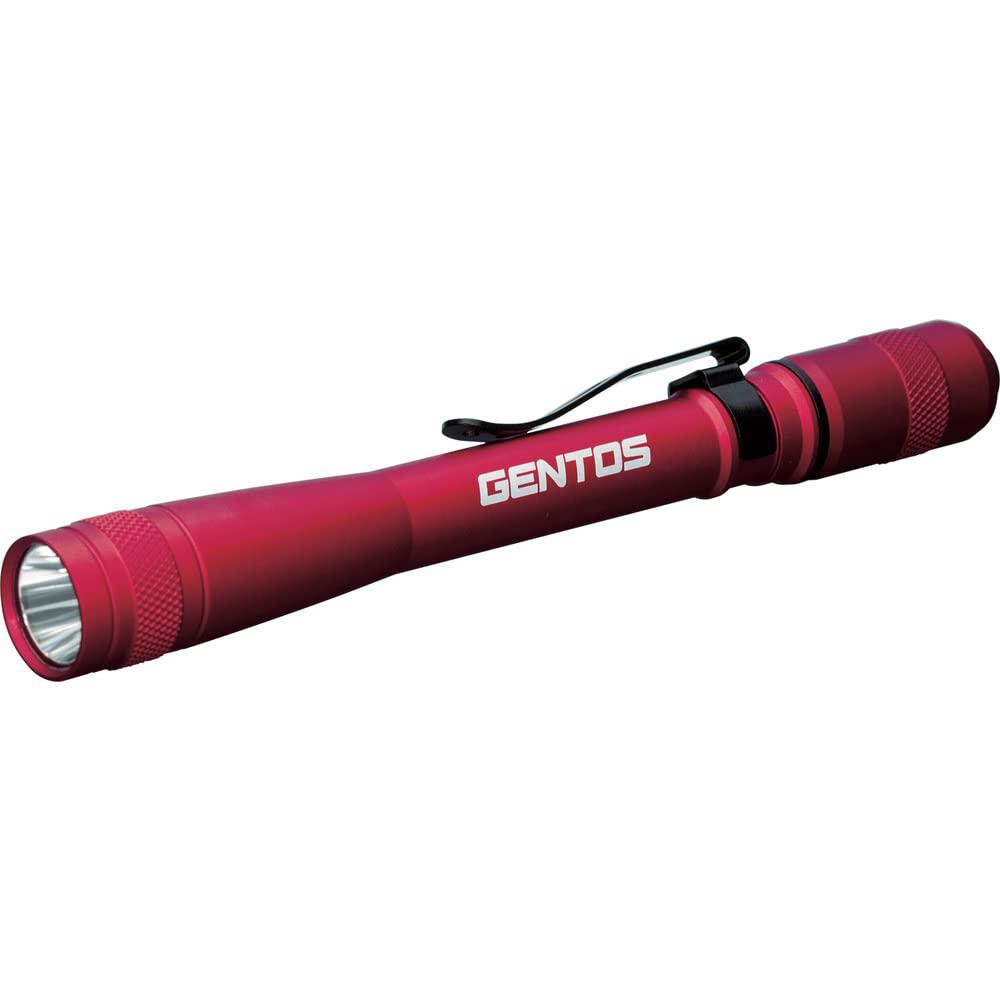 gentos(?????) gentos ap-100rd led flashlight, penlight, brightness: 100 lumens, operation time ...