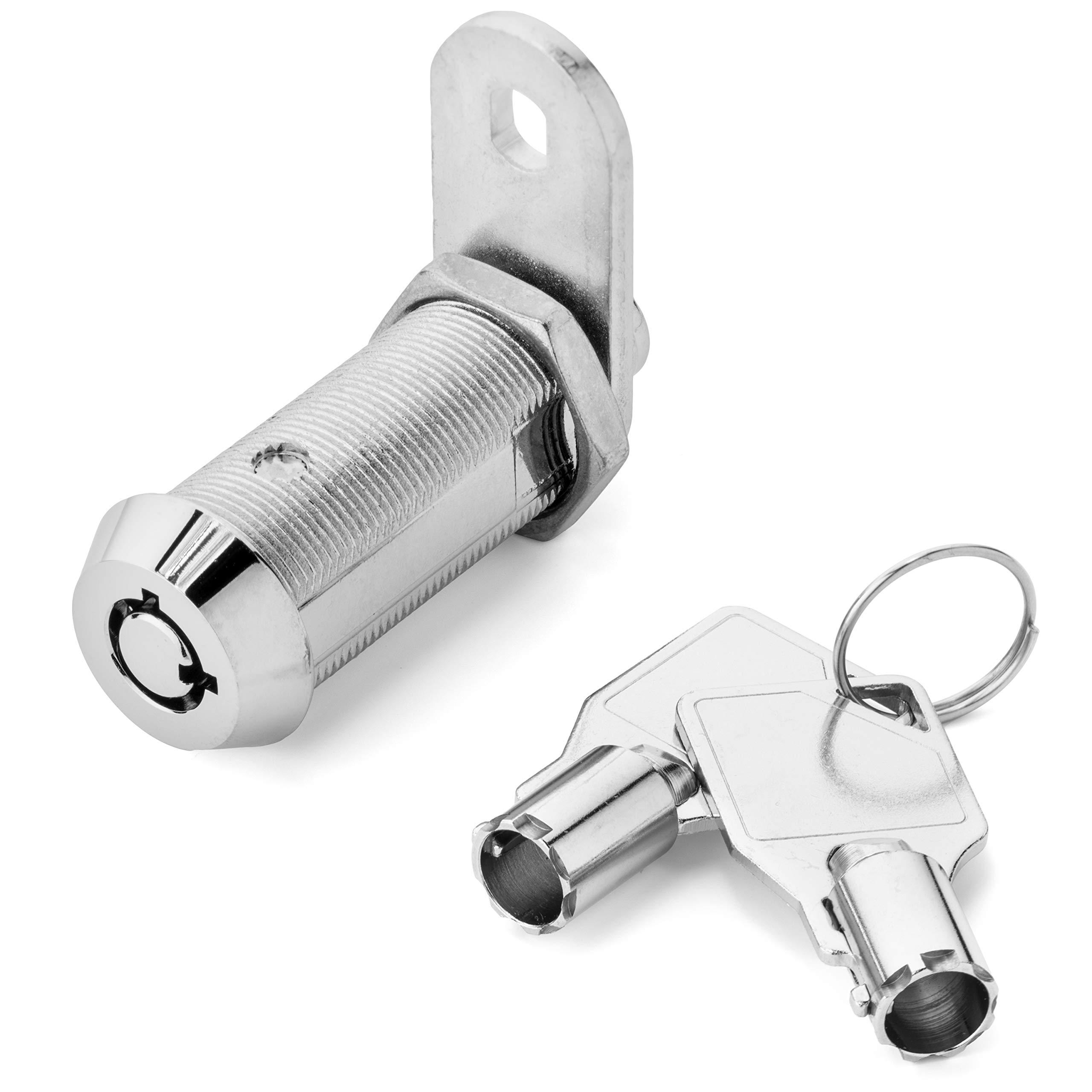 Westway westway locks 1 1/2" tubular cam lock with chrome finish - 90 ...